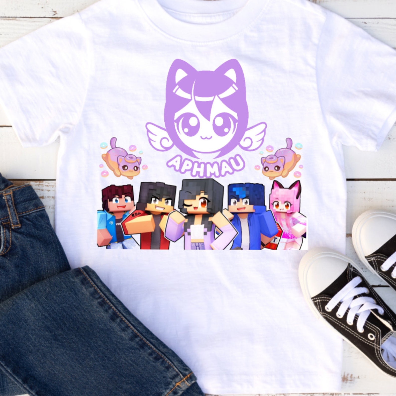 Aphmau Shirt Aphmau Kids Shirt Aphmau Birthdayaphmau Party - Etsy