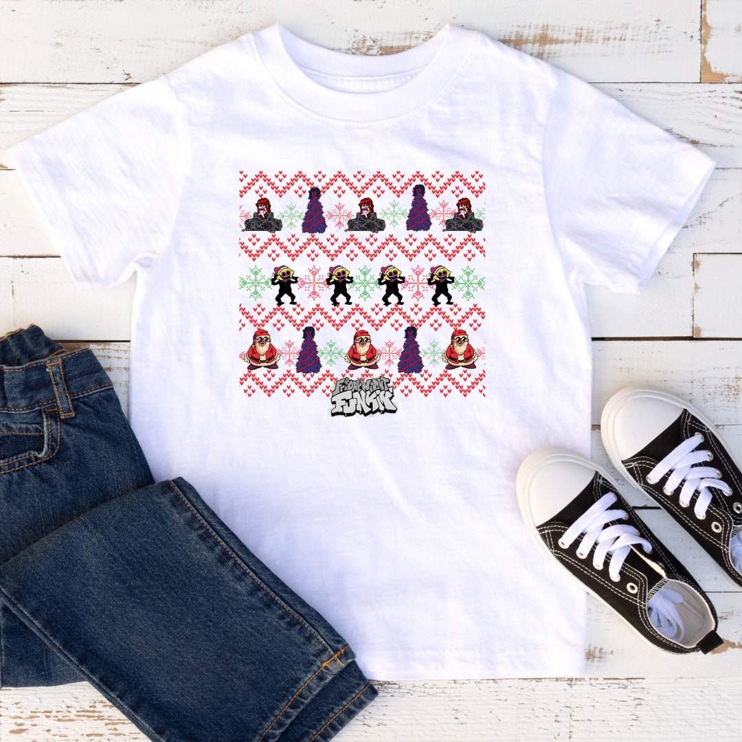 Santa Friday Night Funkin Shirt, Xmas FNF, Friday Night Funkin Shirt ...