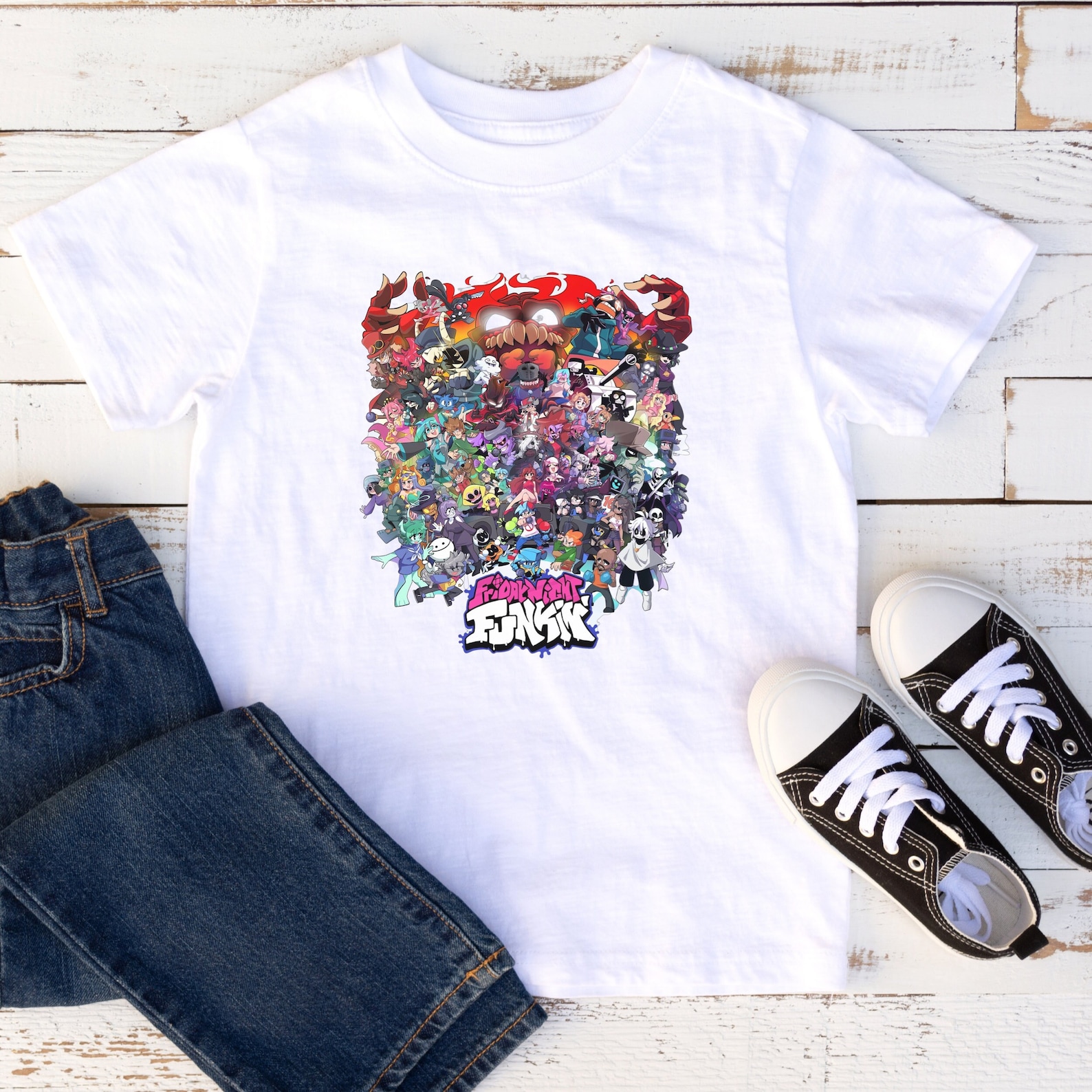 Friday Night Funkin Shirt Fridaynight Funkin Fnf Shirt Fnf | Etsy