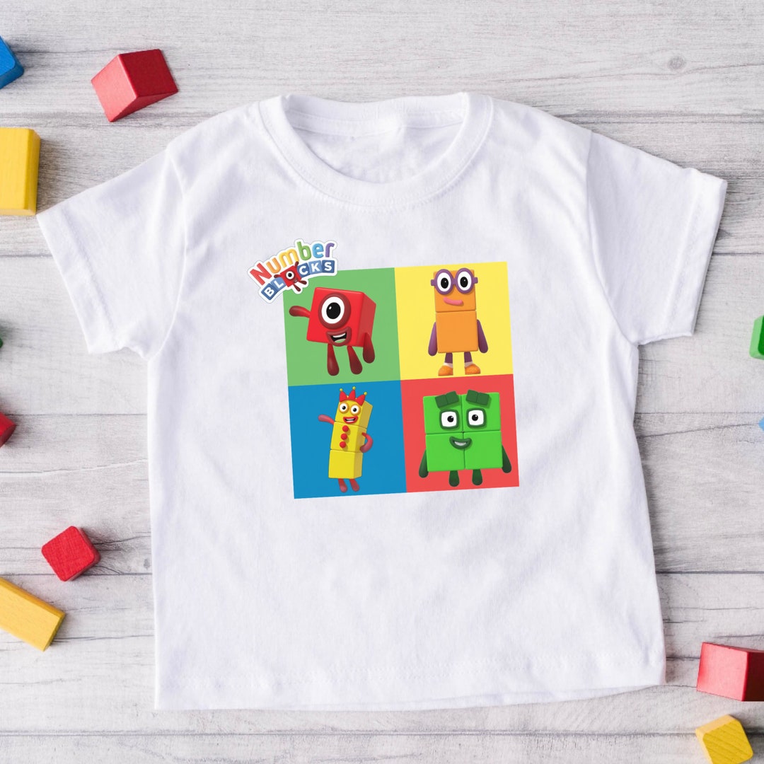 Numberblocks Shirt, Numberblocks Birthday, Cute Numberblocks Shirt ...