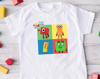 Numberblocks Shirt Number Blocks Shirt Number Blocks Kids - Etsy