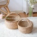 Bonga Seagrass Baskets With Handle Weaving Woven Basket Picnic Basket ...
