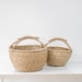 Bonga Seagrass Baskets With Handle Weaving Woven Basket Picnic Basket ...