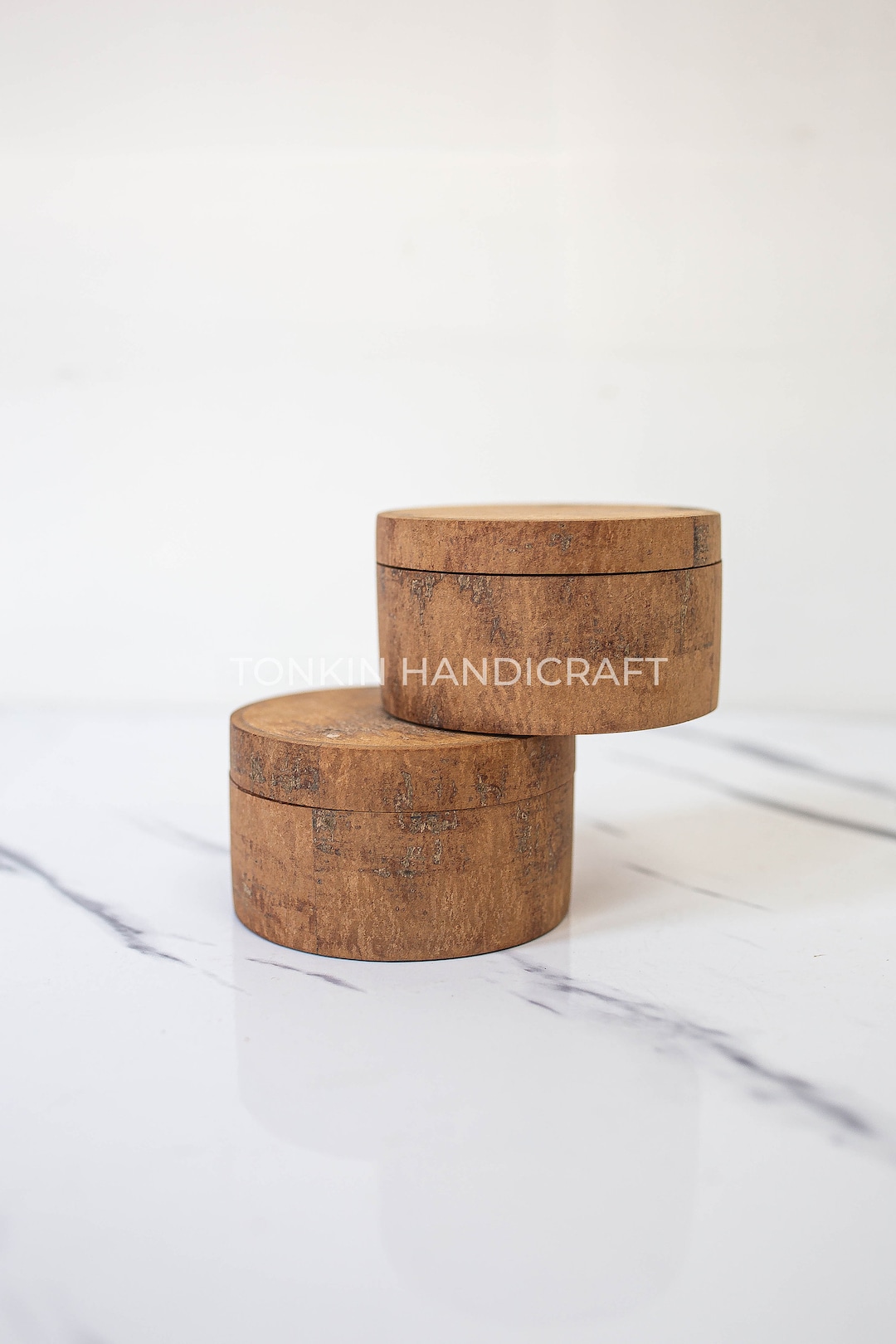 Round Cinnamon Bark Boxes,spice Jar Holder With Lid, Cinnamon Canister ...