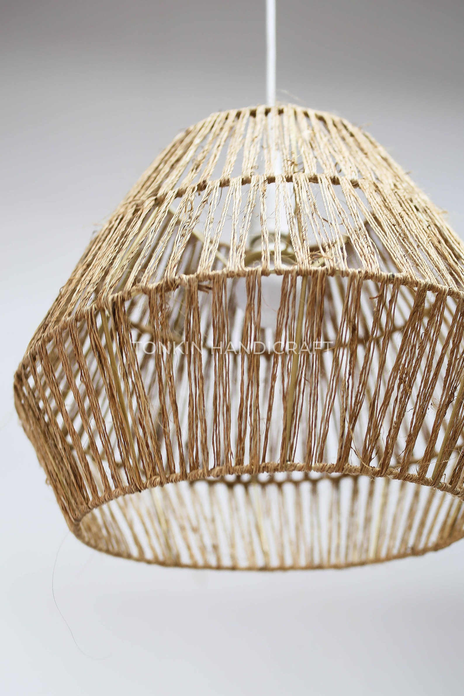 Jute Lampshade Light Pendant Handicraft Handmade Shop - Etsy