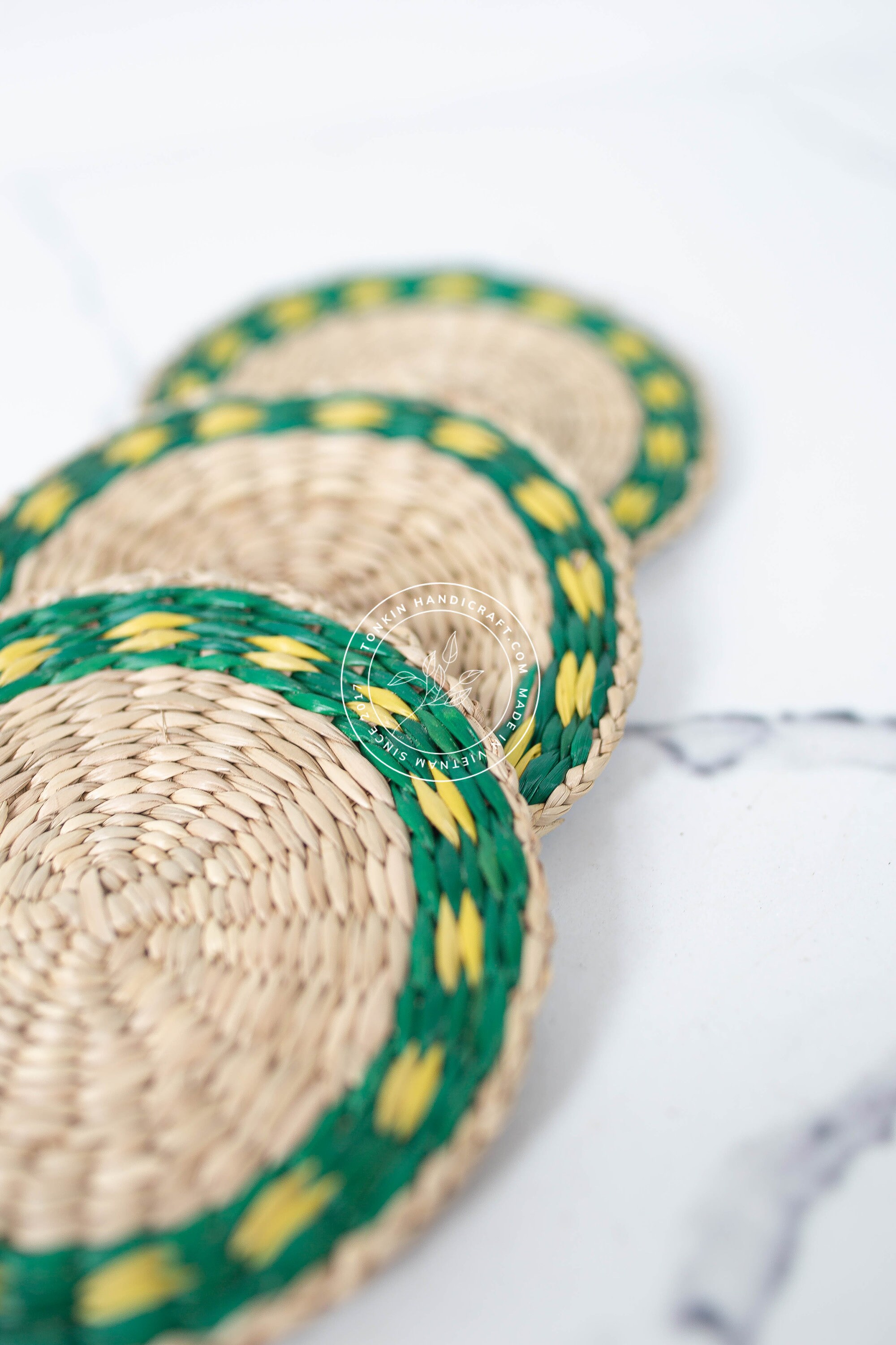 Set of 6 Seagrass Coasters Handmade Teacup Coasters Creative - Etsy