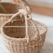 Bonga Seagrass Baskets With Handle Weaving Woven Basket Picnic Basket ...