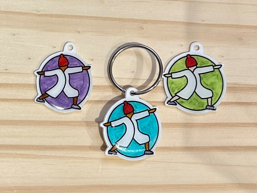Vulfpeck Key Chain Vulf Schvitz, Sauna Icon Purple, Teal, Green ...