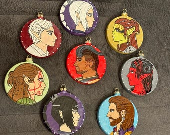 BG3 Pins | Baldur's Gate 3 Inspired Enamel Pins | Astarion, Gale, Wyll ...