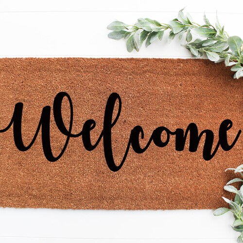 Welcome Doormat Welcome Door Mat Welcome Mat Doormat Door | Etsy