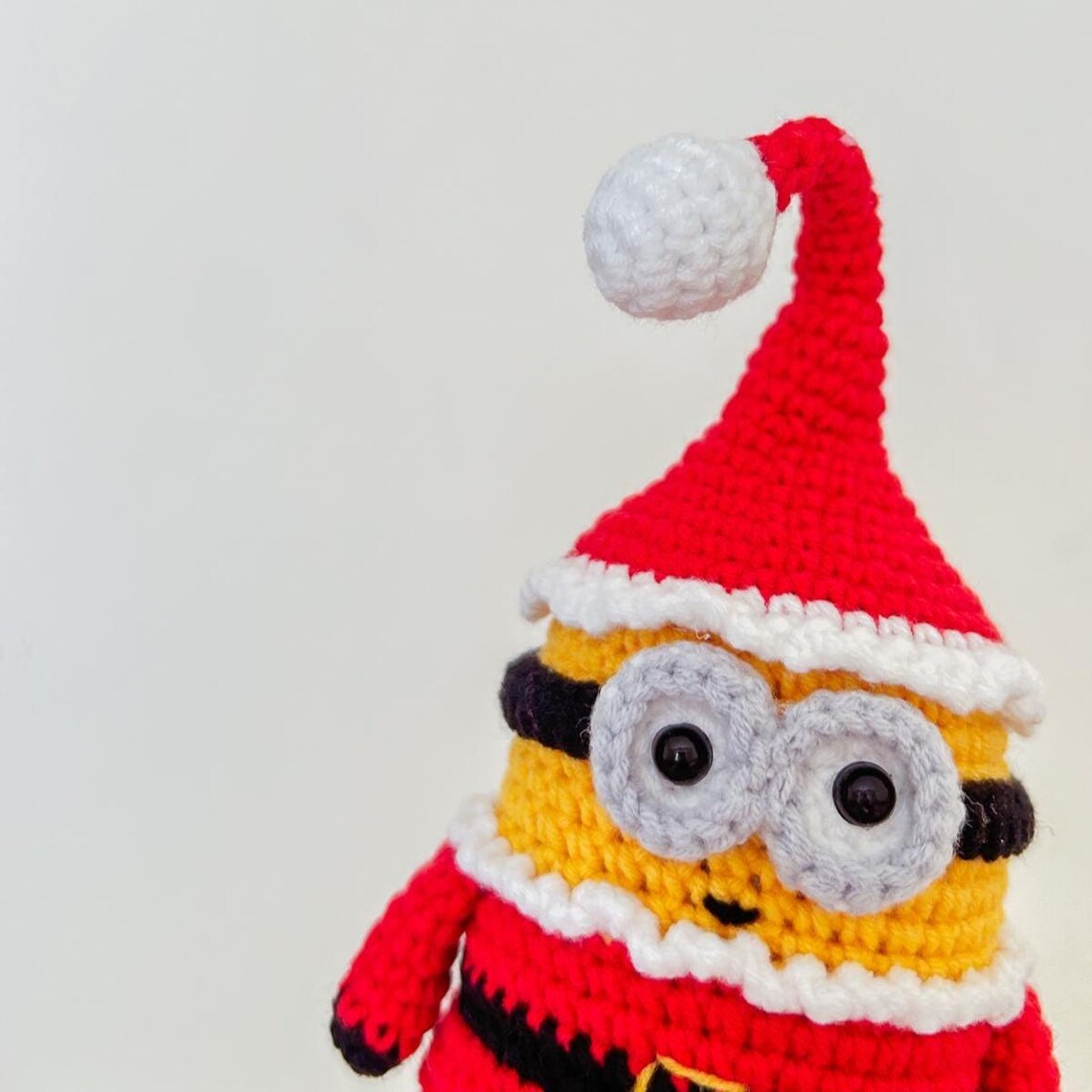 Handmade Amigurumi Santa With Yellow Body – Soft and Cuddly Gift for ...