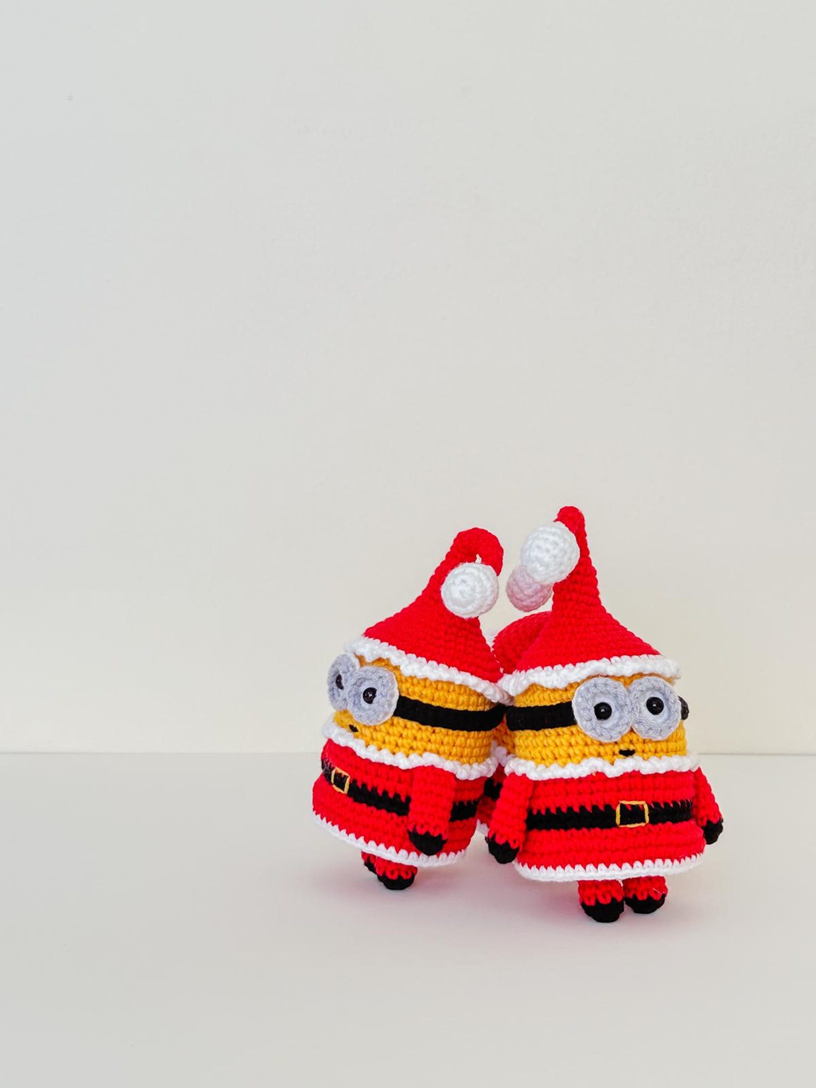 Handmade Amigurumi Santa With Yellow Body – Soft and Cuddly Gift for ...