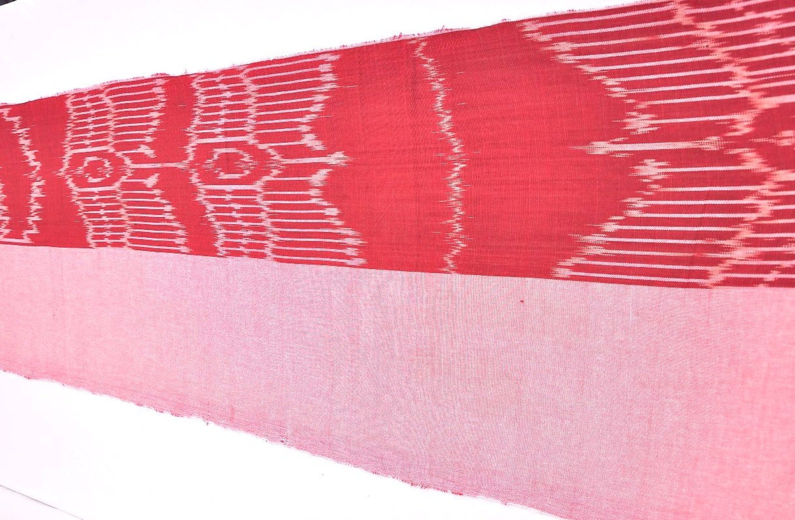 Red Ikat Fabric Linen Style Cotton Ikat Fabric Upholstery - Etsy