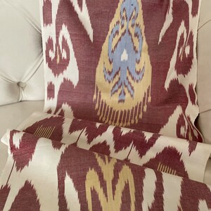 Ethnic Silk Ikat Fabric by Meters, Uzbek Silk Upholstery, Wholesale ...