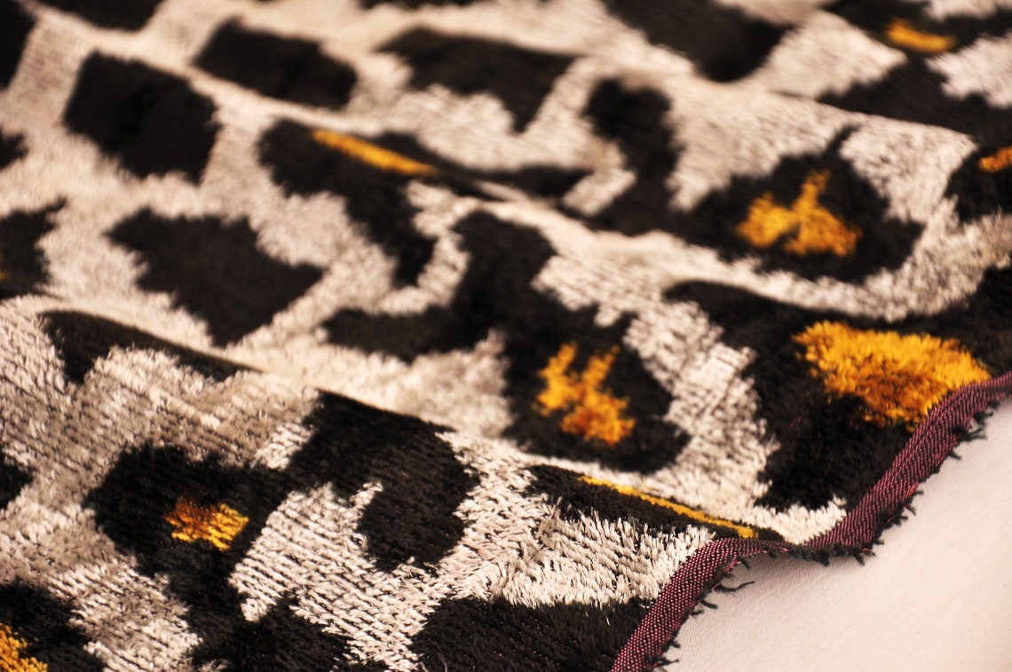 Tiger Velvet Fabric Top Sale Velvet Fabric Velvet Ikat - Etsy