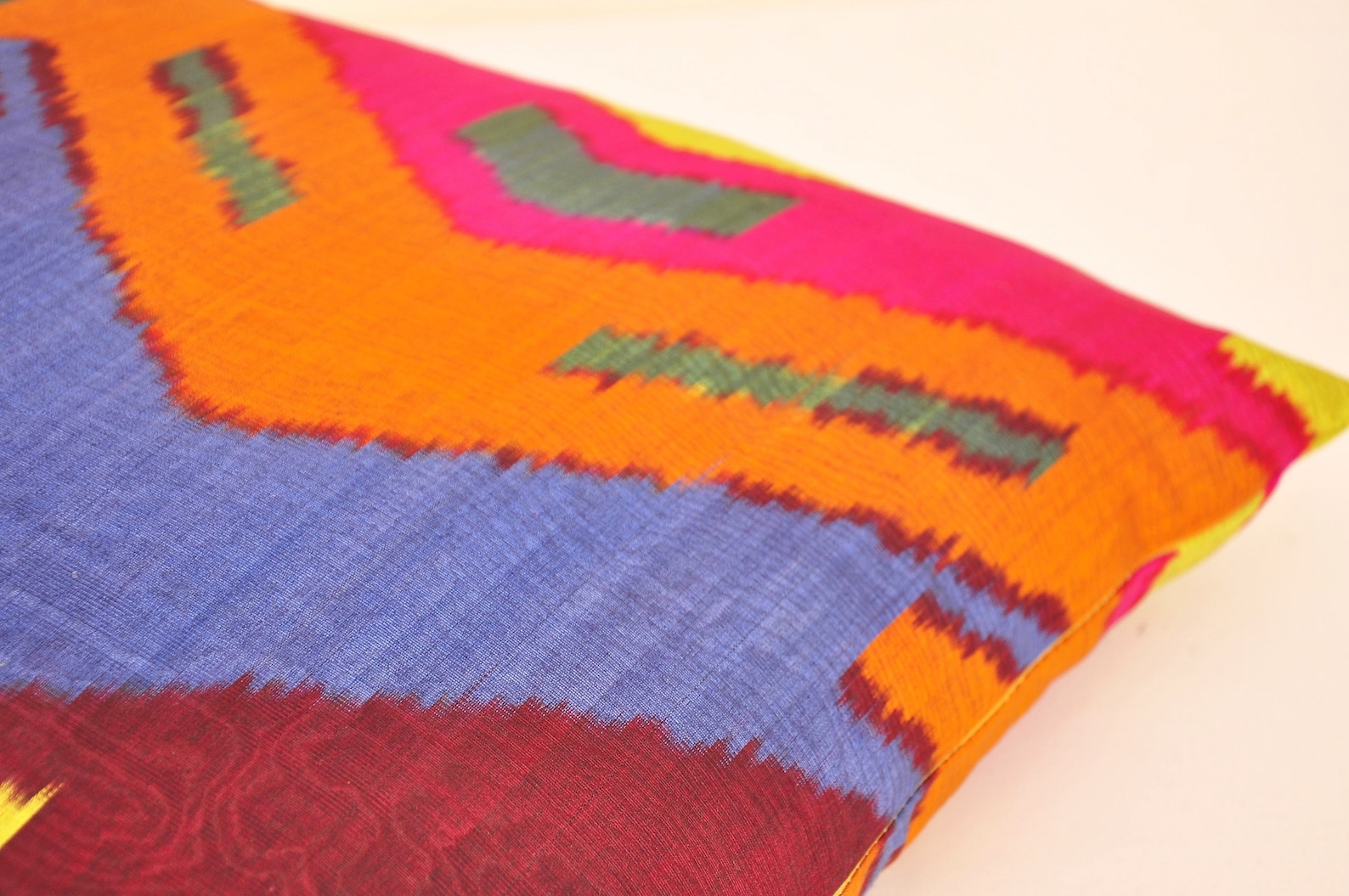 Colorful ikat pillow Ikat cushion Accent pillow Decorative | Etsy