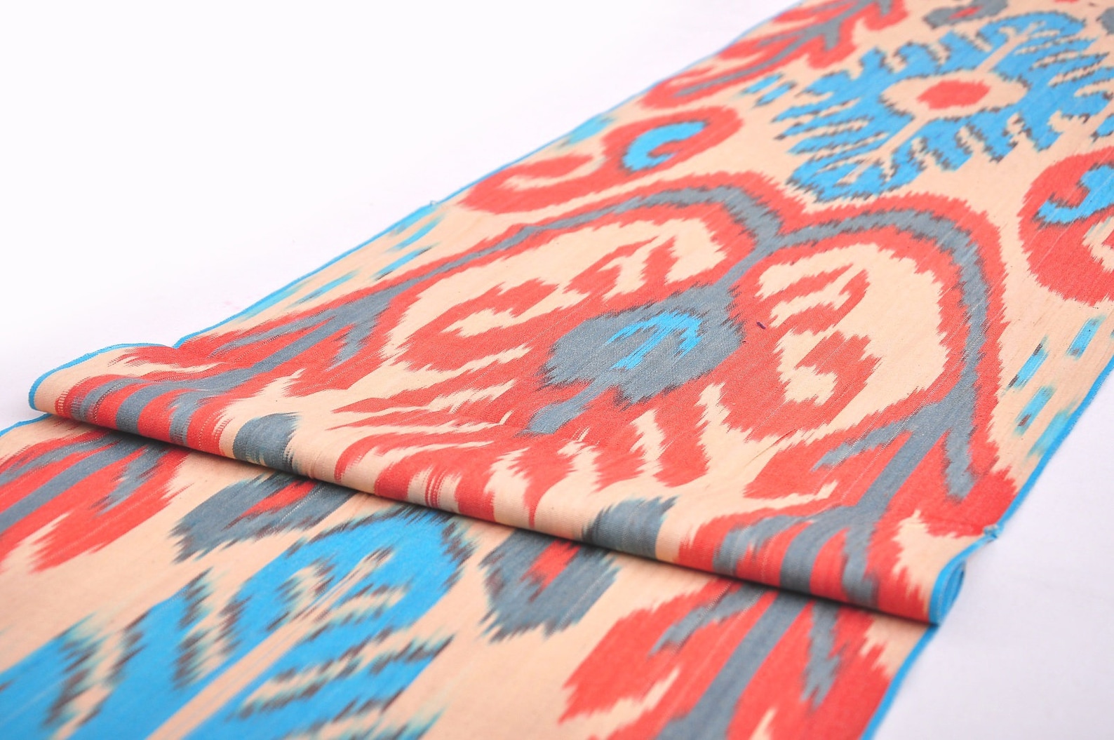 Multi Color Ikat Fabric Cotton Ikat Fabric Upholstery - Etsy