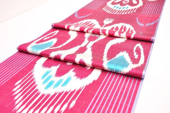 Purple Ikat Fabric Handloom Ikat Fabric Handmade Ikat - Etsy