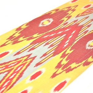 Multi Color Ikat Fabric by the Yard, Silk Ikat Fabric, Hand Woven ...