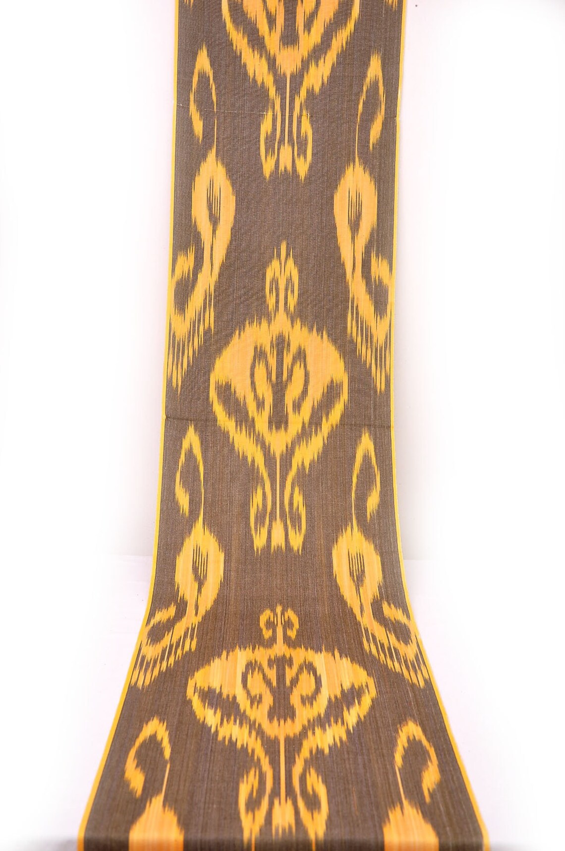 Brown Ikat Fabric Cotton Ikat Fabric by the Yard Upholstery - Etsy