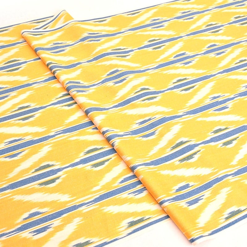 Yellow Blue Fabric - Etsy