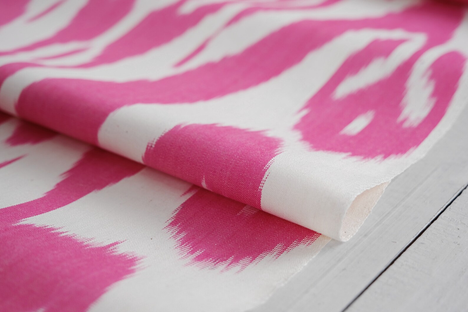 Pink Ikat Fabric Ikat Cotton Ikat Fabric by Meter | Etsy