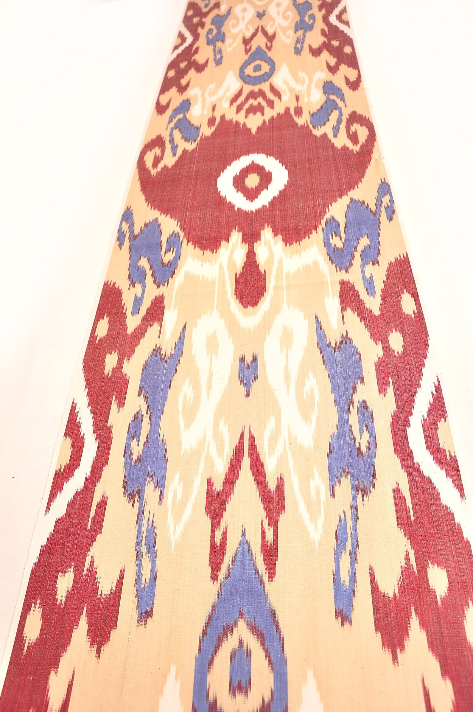 Brown Ikat Fabric by the Yard Upholstery Handwoven Fabric - Etsy