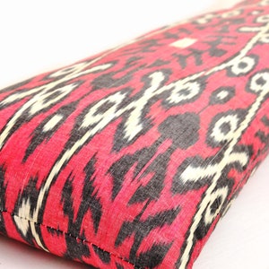 Red Long Body Pillow, Silk Body Pillow Covers, Home Decor Pillow, Extra ...