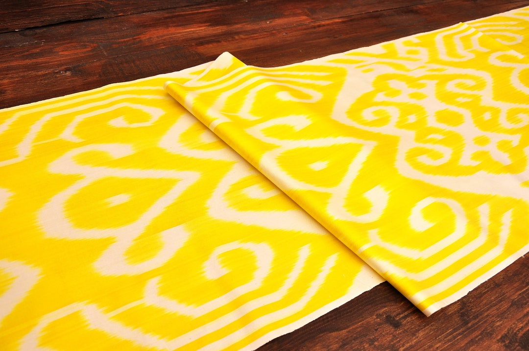 20 Inches Wide Yellow Fabric by Metre, Golden Color Fabric, Sunshine ...