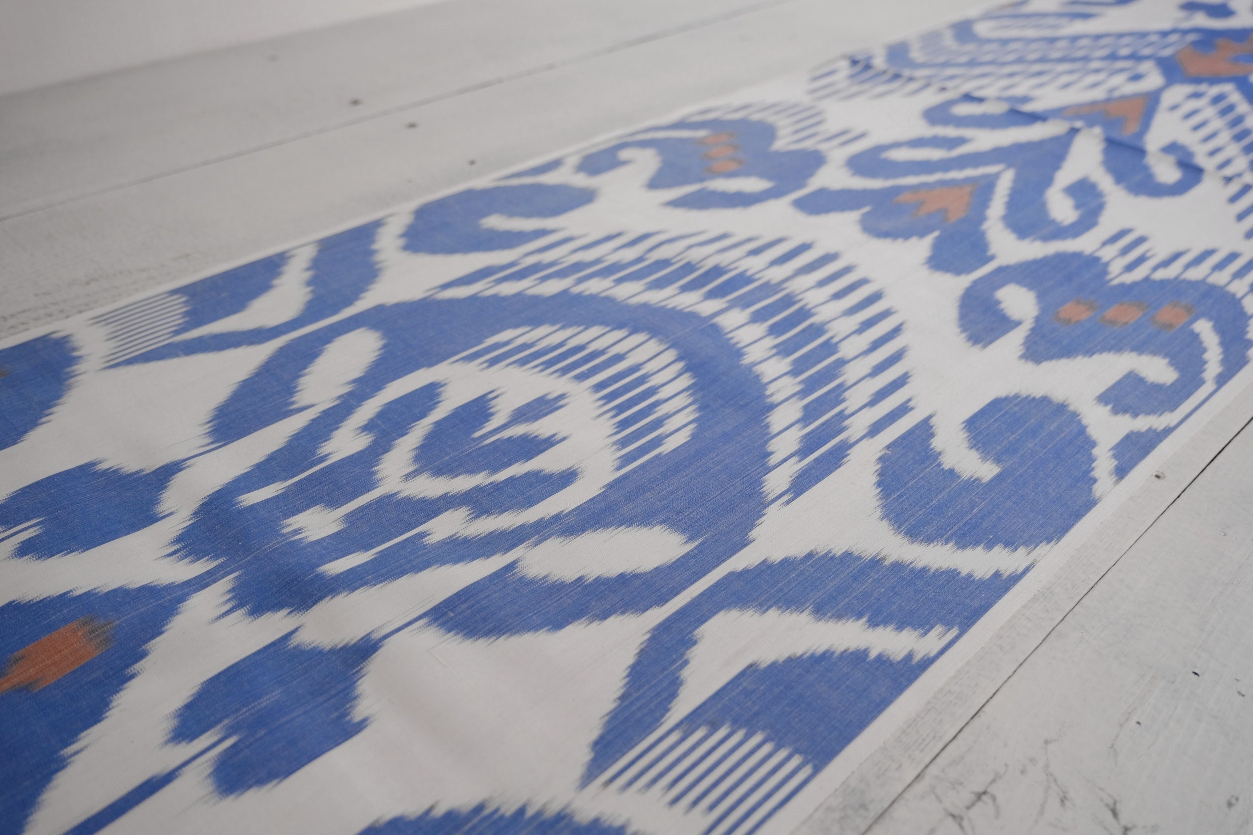 Blue Ikat Fabric Ikat Ikat Pattern Blue Ikat Weaving Ikat - Etsy