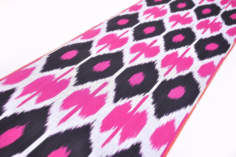 Pink Ikat Fabric Cotton Ikat Fabric by the Yard Upholstery - Etsy