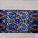 Cobalt Blue Upholstery Fabric Blue Velvet Fabric Blue Ikat Fabric ...