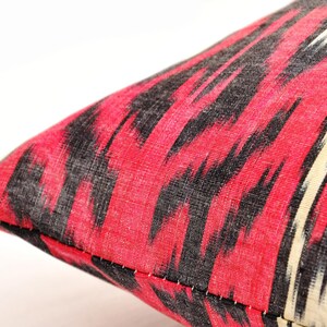 Red Long Body Pillow, Silk Body Pillow Covers, Home Decor Pillow, Extra ...