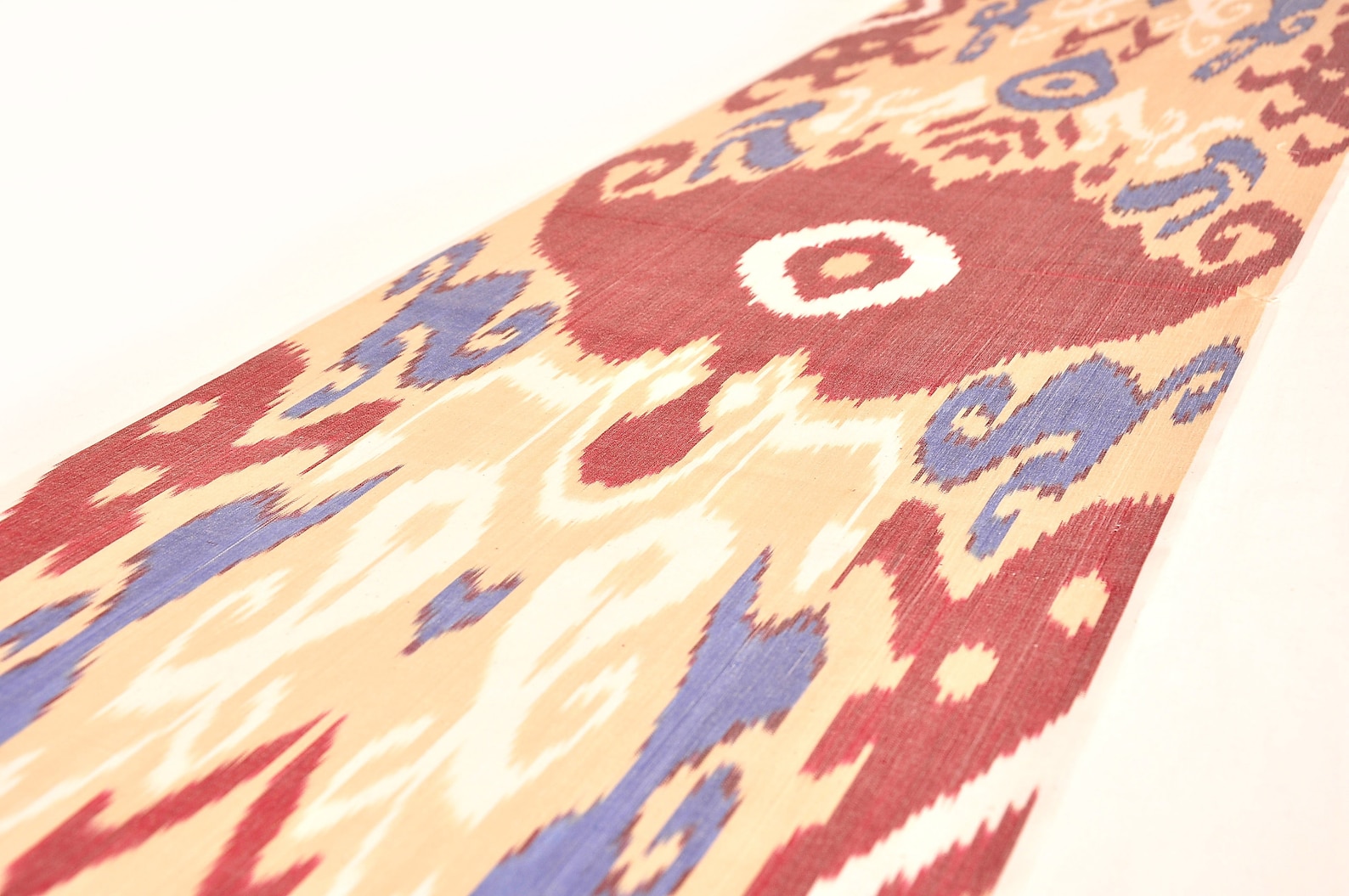 Brown Ikat Fabric by the Yard Upholstery Handwoven Fabric - Etsy