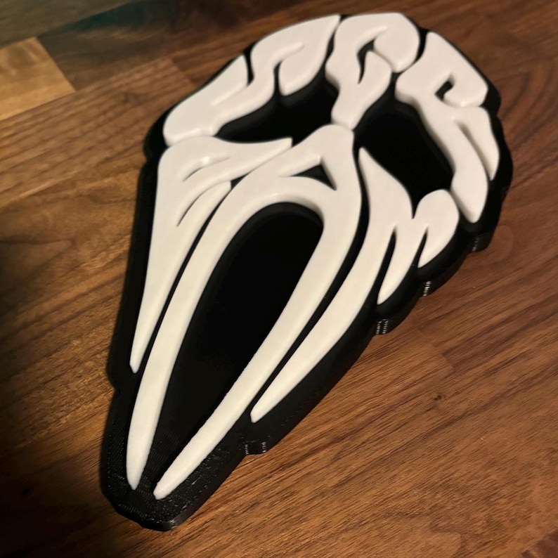 Halloween Ghostface Mask Wall Art - Etsy