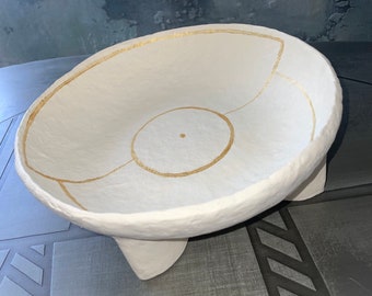 Paper Mache Bowl - Etsy