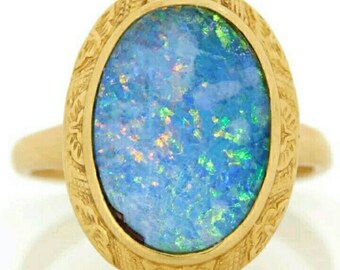 Antique opal ring | Etsy