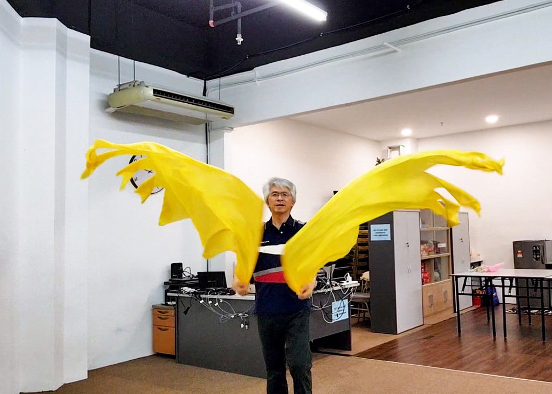 Angel Wings (yellow) Silk Praise and Worship Flag WF43SX70 - Etsy