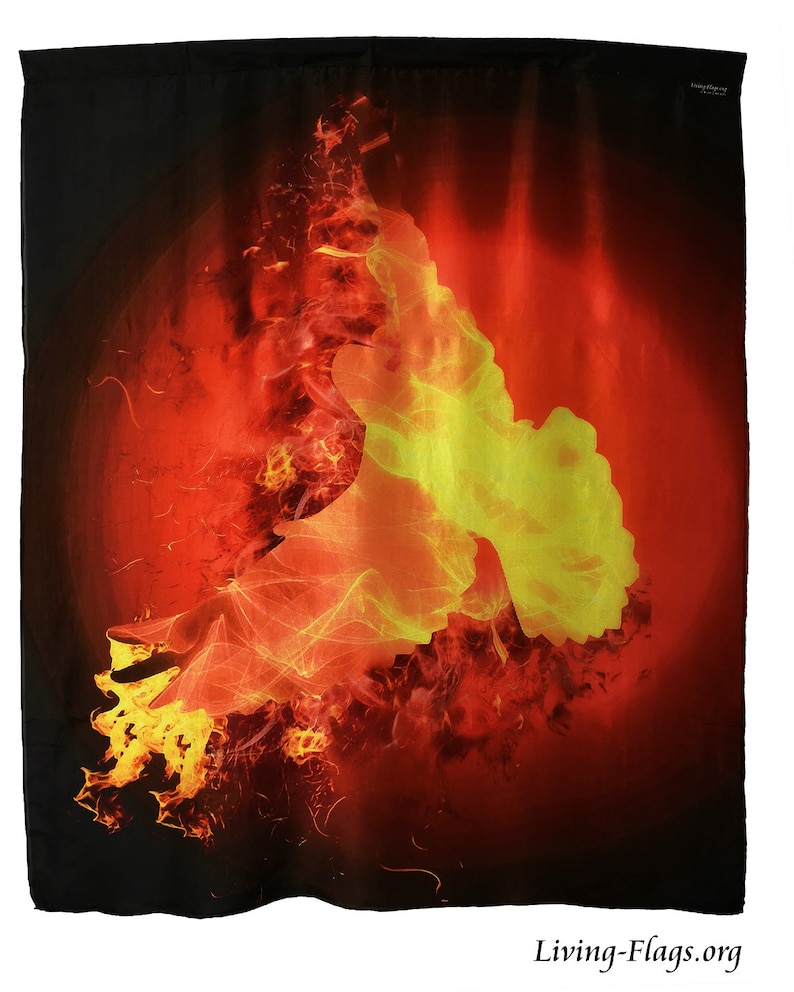 Dynamic Power of Holy Spirit - Silk Printed Worship Flags - Etsy
