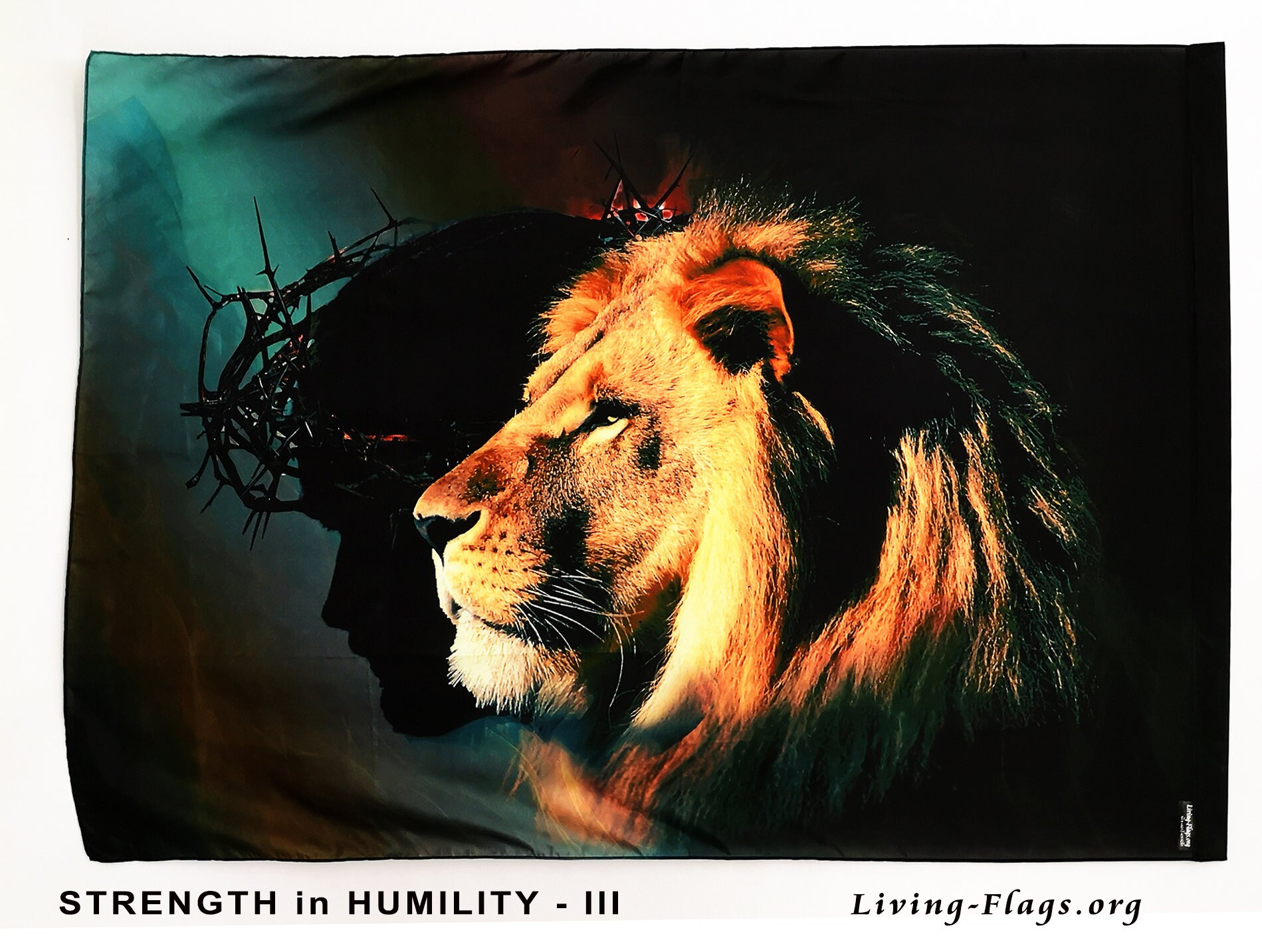 Cloth in Humility III Silk Printed Worship Flags LL-SIZE | Etsy