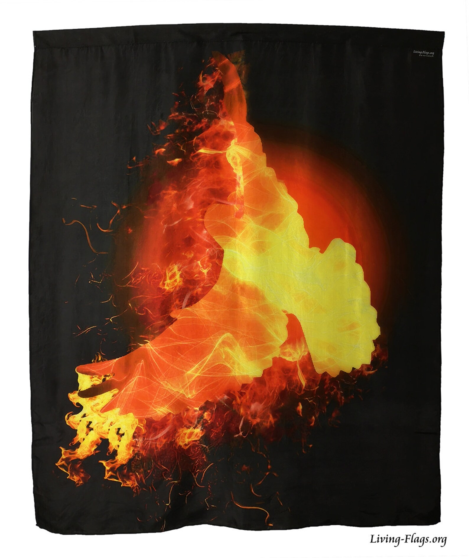 Dynamic Power of Holy Spirit - Silk Printed Worship Flags - Etsy