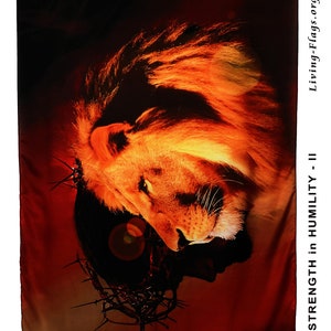 Cloth in Humility -ii Silk Printed Worship Flags (ll-size) - Etsy