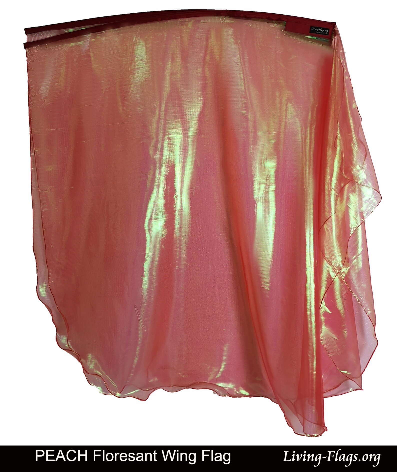 Florescent Organza Wing Worship Flags single 1 Flag - Etsy