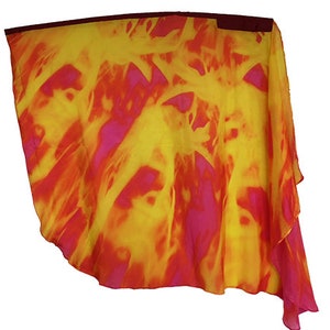 Flame Multiplied Printed Habotai Silk Quill Wing Flags - Etsy