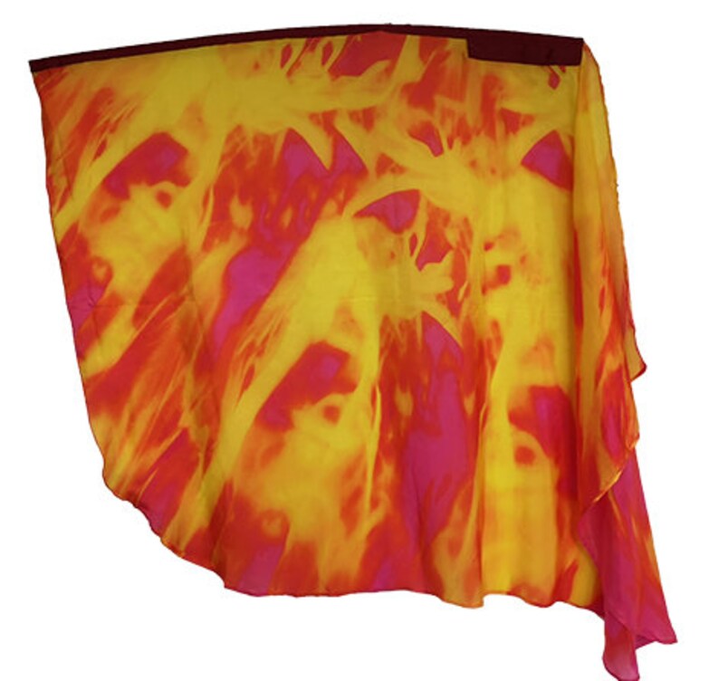 Flame Multiplied Printed Habotai Silk Quill Wing Flags - Etsy