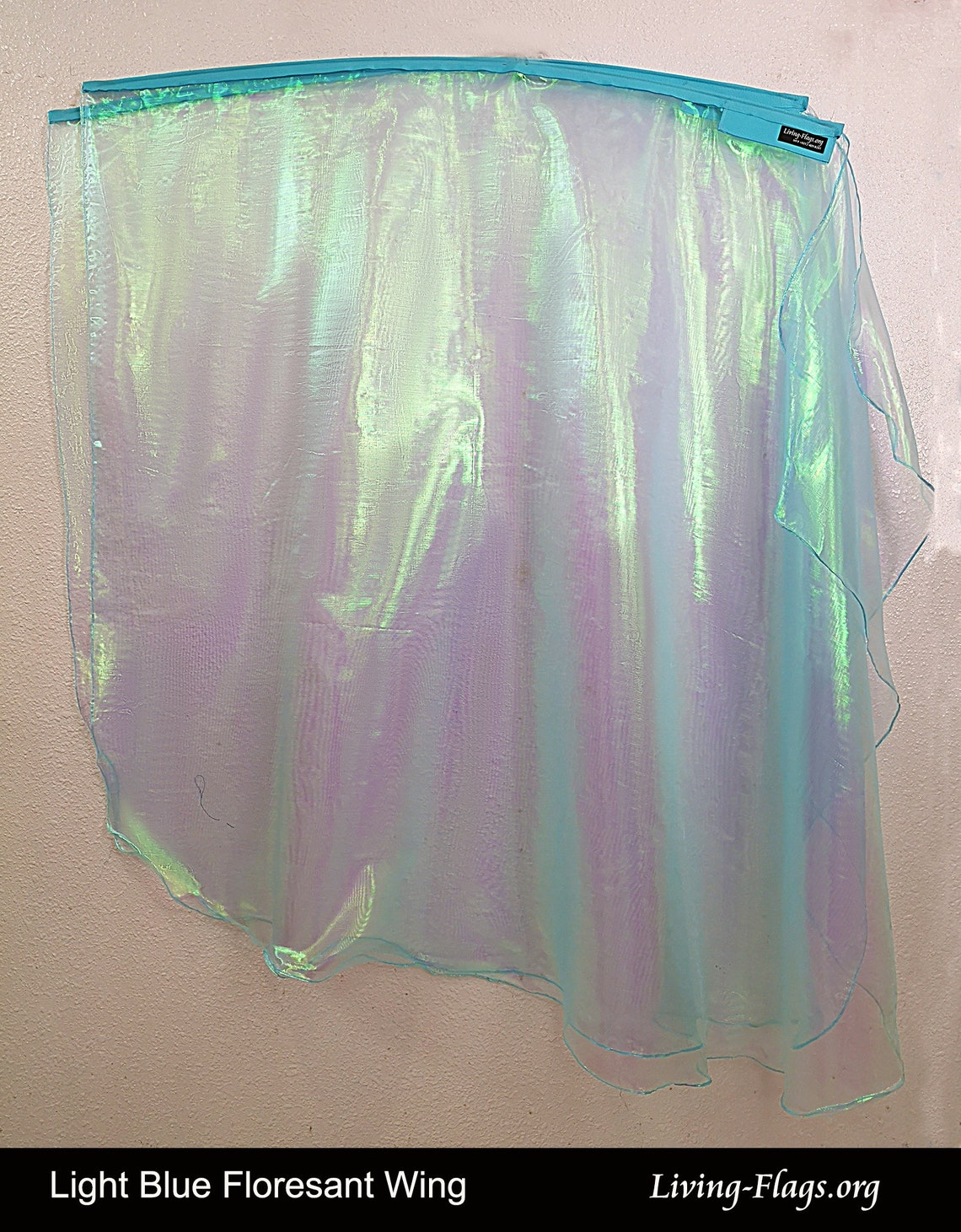 Florescent Organza Wing Worship Flags single 1 Flag - Etsy