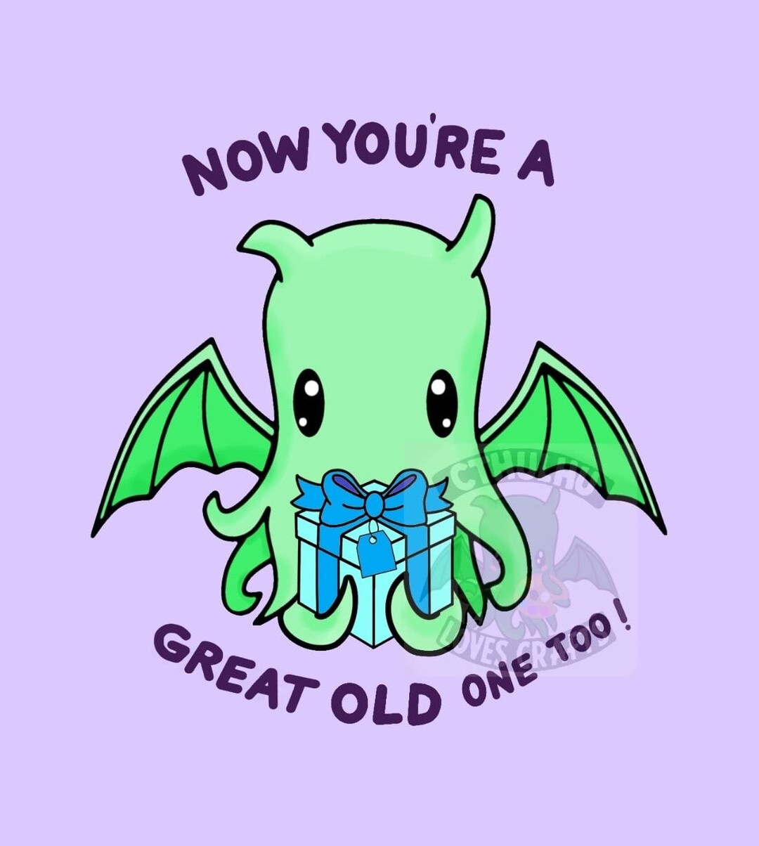 Digital Downloadable File Cthulhu Birthday Card Great Old One, With ...