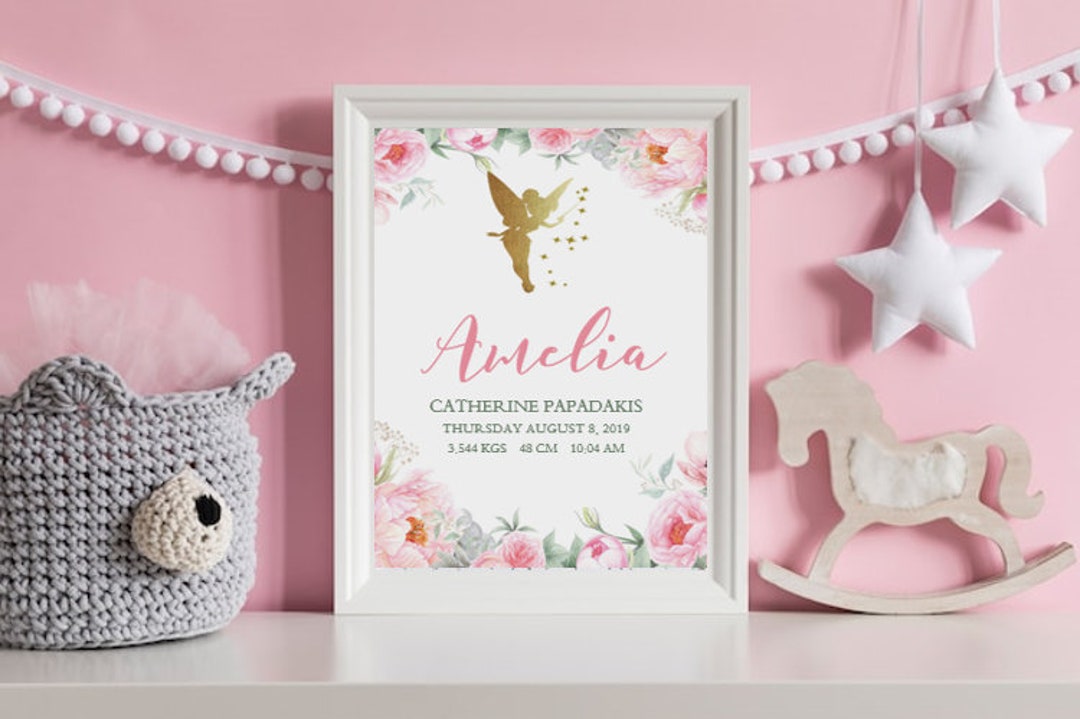 Fairy Birth Frame - Etsy
