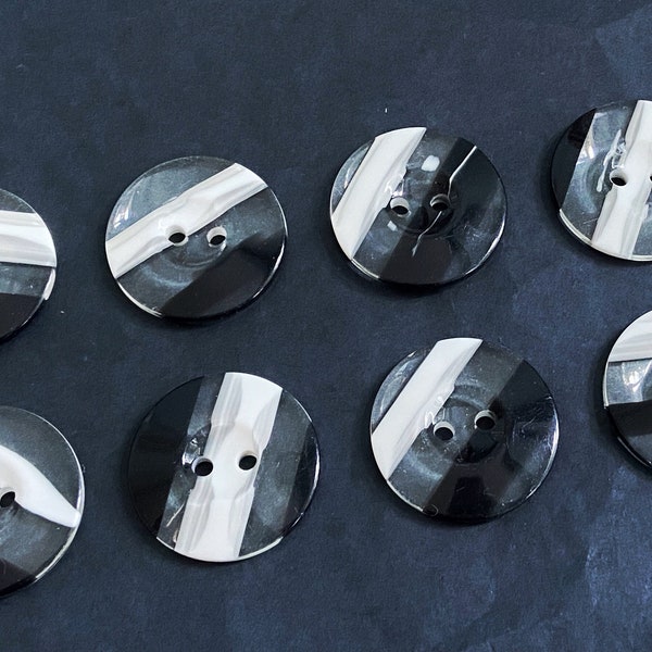 Striped Buttons - Etsy