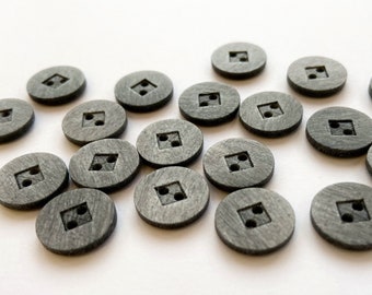 Small Grey Buttons - Etsy